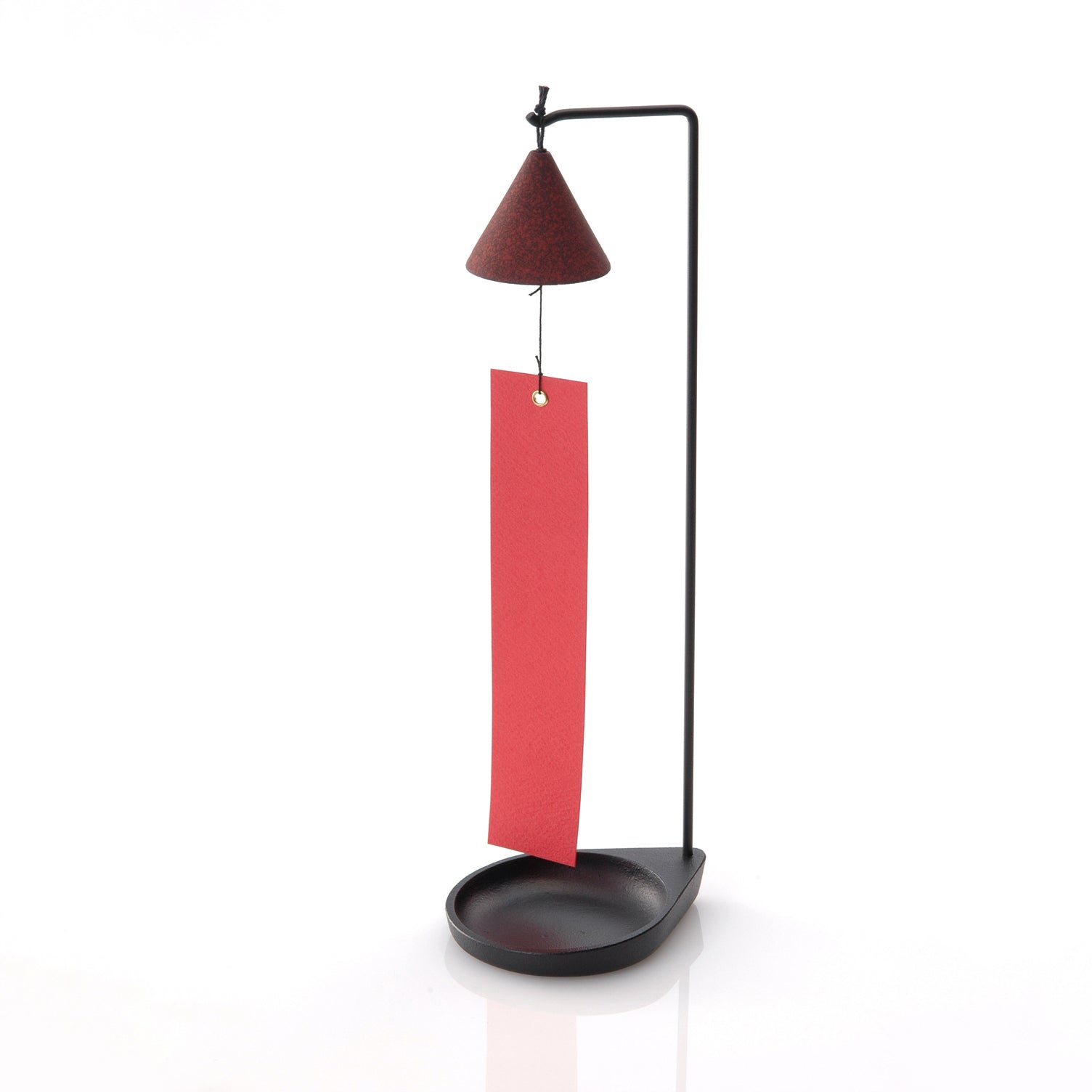 Triangle Tabletop Cast Iron Wind Chime - Chushin Kobo – SANTOKU NYC