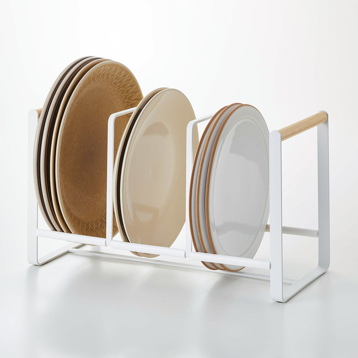 Steel & Wood Vertical Plate Organizer - Yamazaki Home – santoku nyc