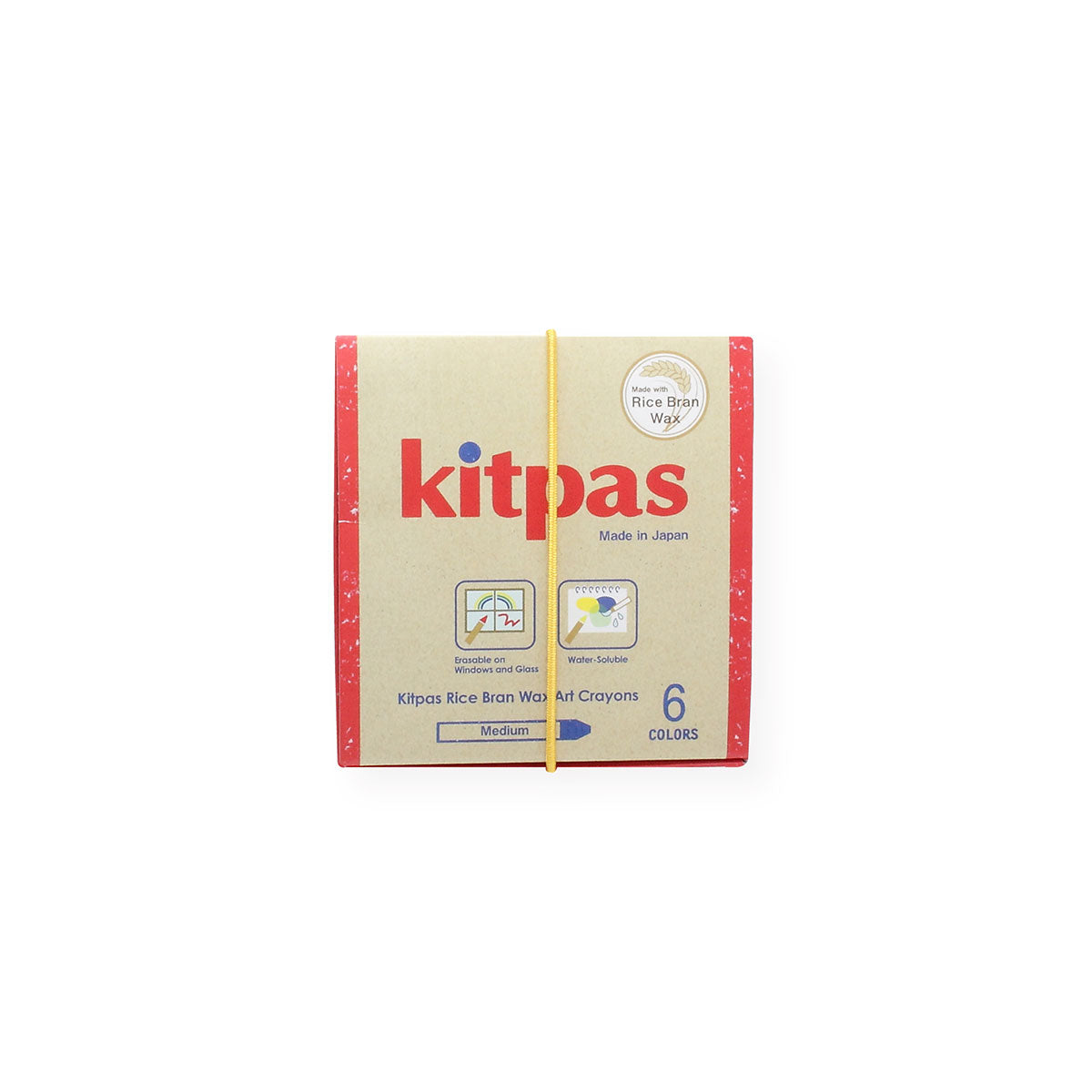 Rice Bran Wax Art Crayons 6 Colors - kitpas – SANTOKU NYC