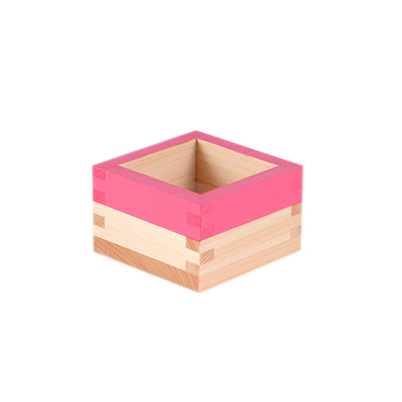 Colorful Masu 'Hachi' Pink - Ohashi Ryoki – santoku nyc